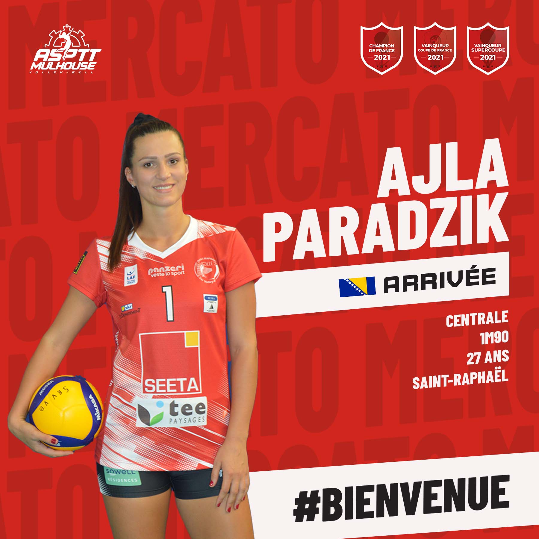 Ajla Paradzik en renfort