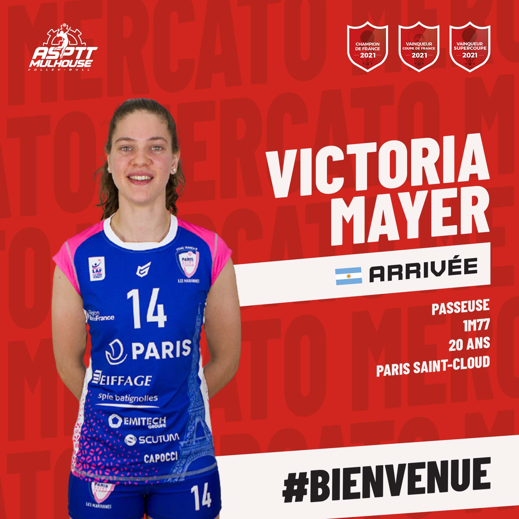 Vicky Mayer prend la passe à l’ASPTTM