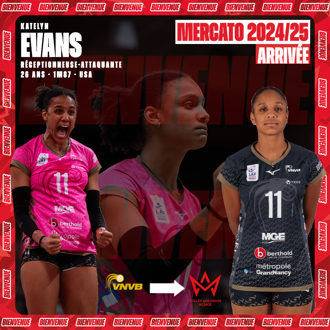Katelyn Evans, la meilleure attaquante-réceptionneuse et meilleure ...