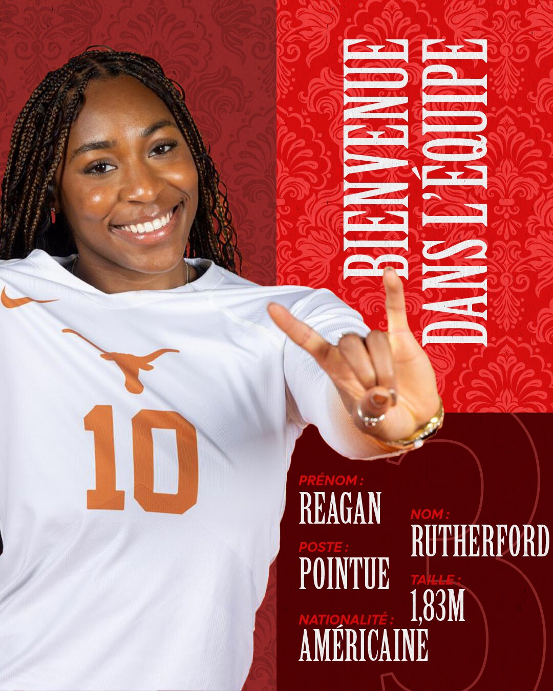 Reagan Rutherford avec un R comme renfort