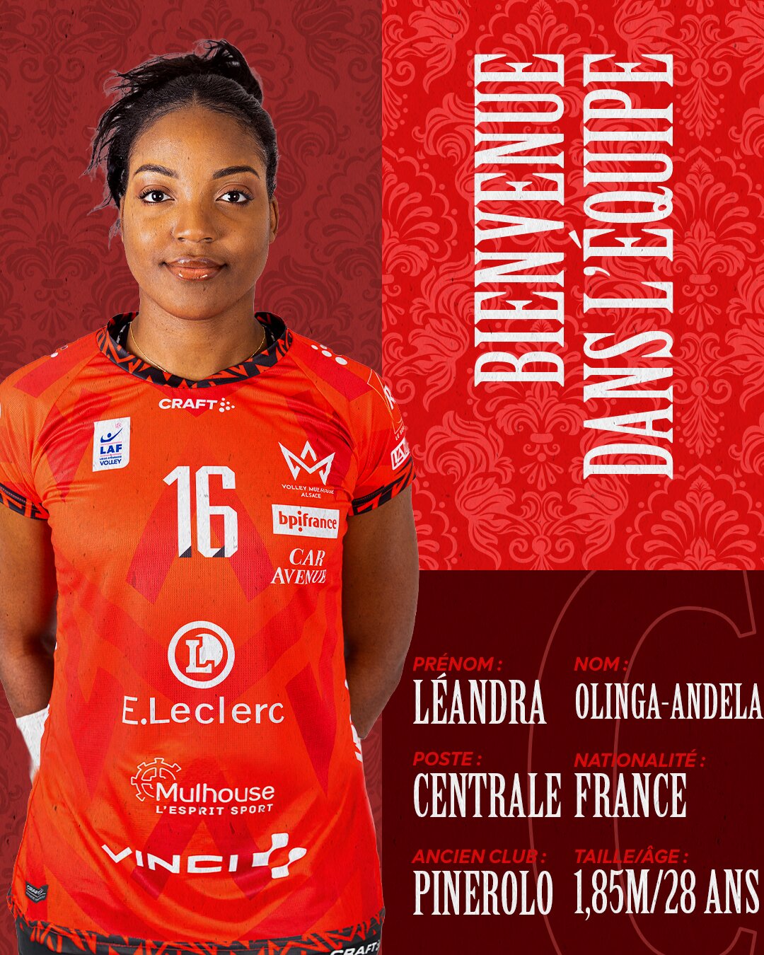 Le retour de Léandra Olinga Andela